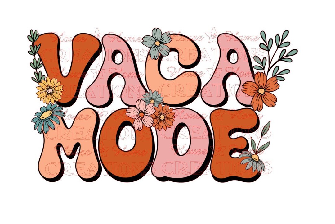 Modo vaca png, vacaciones boho png - Etsy México