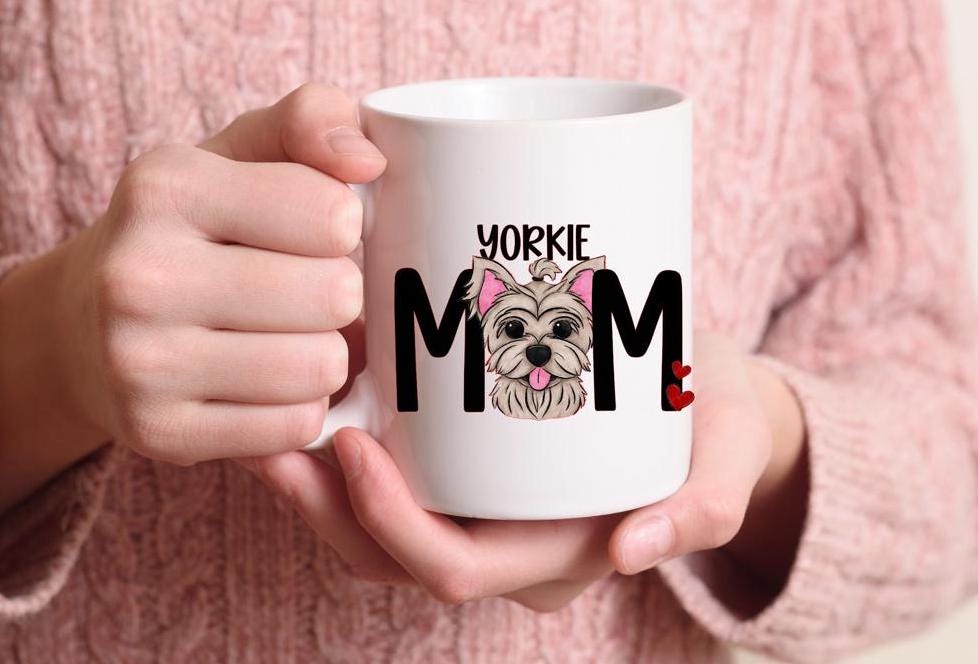 Yorkie Mom PNG File: Sublimation Design (instant Download) - Etsy