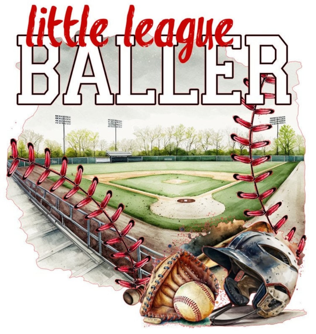 Little League Baseball Png, Baseball Png, Sublimation Download, Instant ...