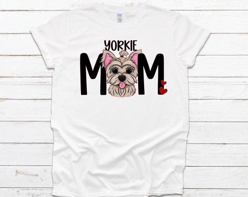 Yorkie Mom PNG File: Sublimation Design (instant Download) - Etsy