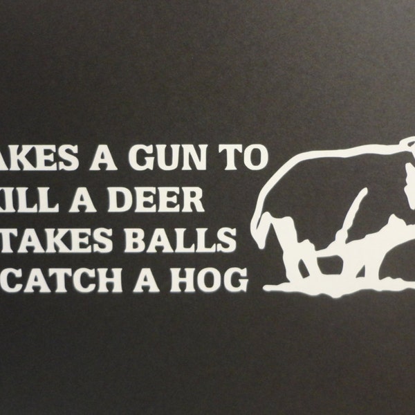 Red Hog Decal - Etsy