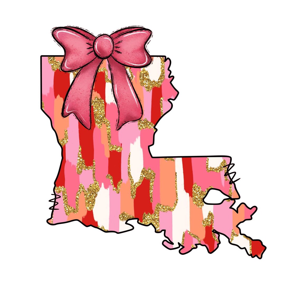 Preppy Louisiana PNG, Preppy Louisiana Sublimation Design, Instant ...