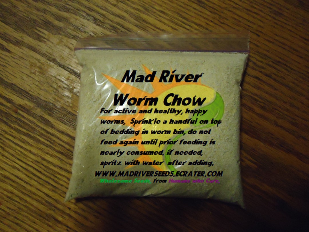 Mad River Worm Chow Approximately 10 Oz. Gets Your Wormies WIGGLIN - Etsy
