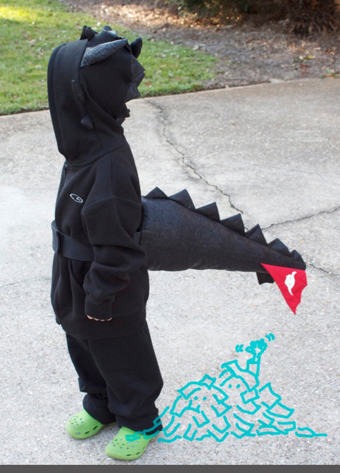 Dragon Costume Pattern in the Style of "toothless" - Etsy