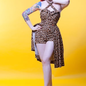 Leopard Doris Playsuit Set - Etsy