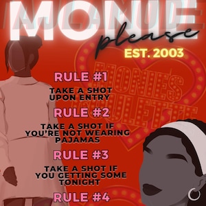 Resha Please Welcome/rule Board - Customized DIGITAL Graphic, Printable ...