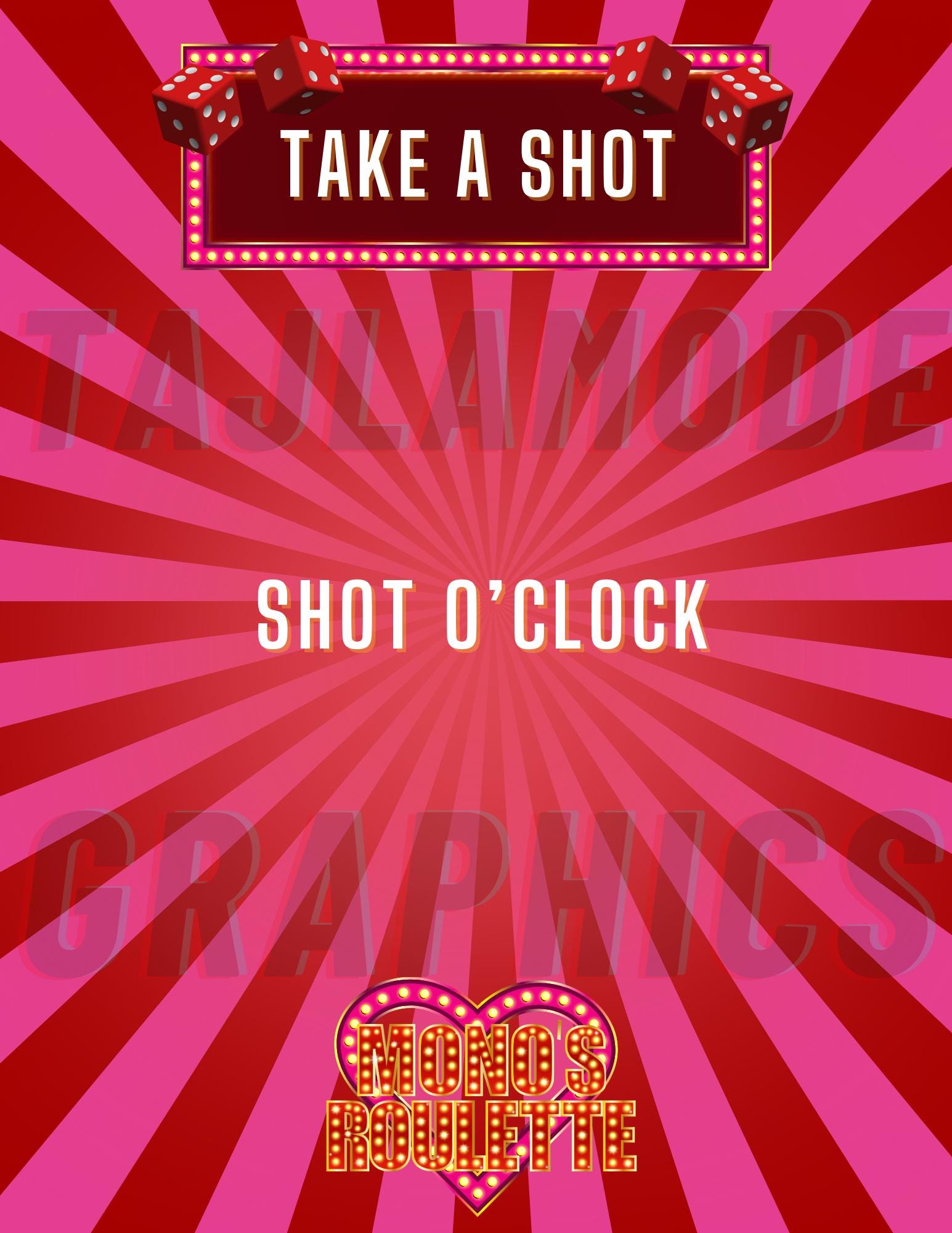 Resha Please CLUB SIGNS (bundles Available) - Custom Roulette DIGITAL Graphic, Party Printable ...