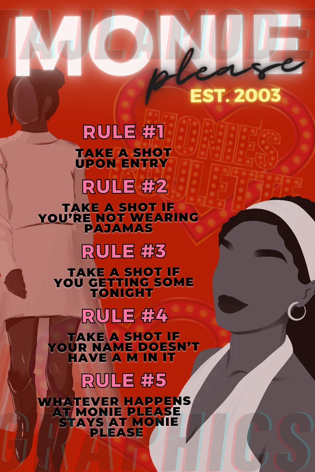 Resha Please Welcome/rule Board - Customized DIGITAL Graphic, Printable ...