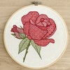 Rose Garden Blackwork Embroidery PDF Pattern Download - Etsy