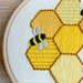 Honeycomb Embroidery PDF Pattern - Etsy