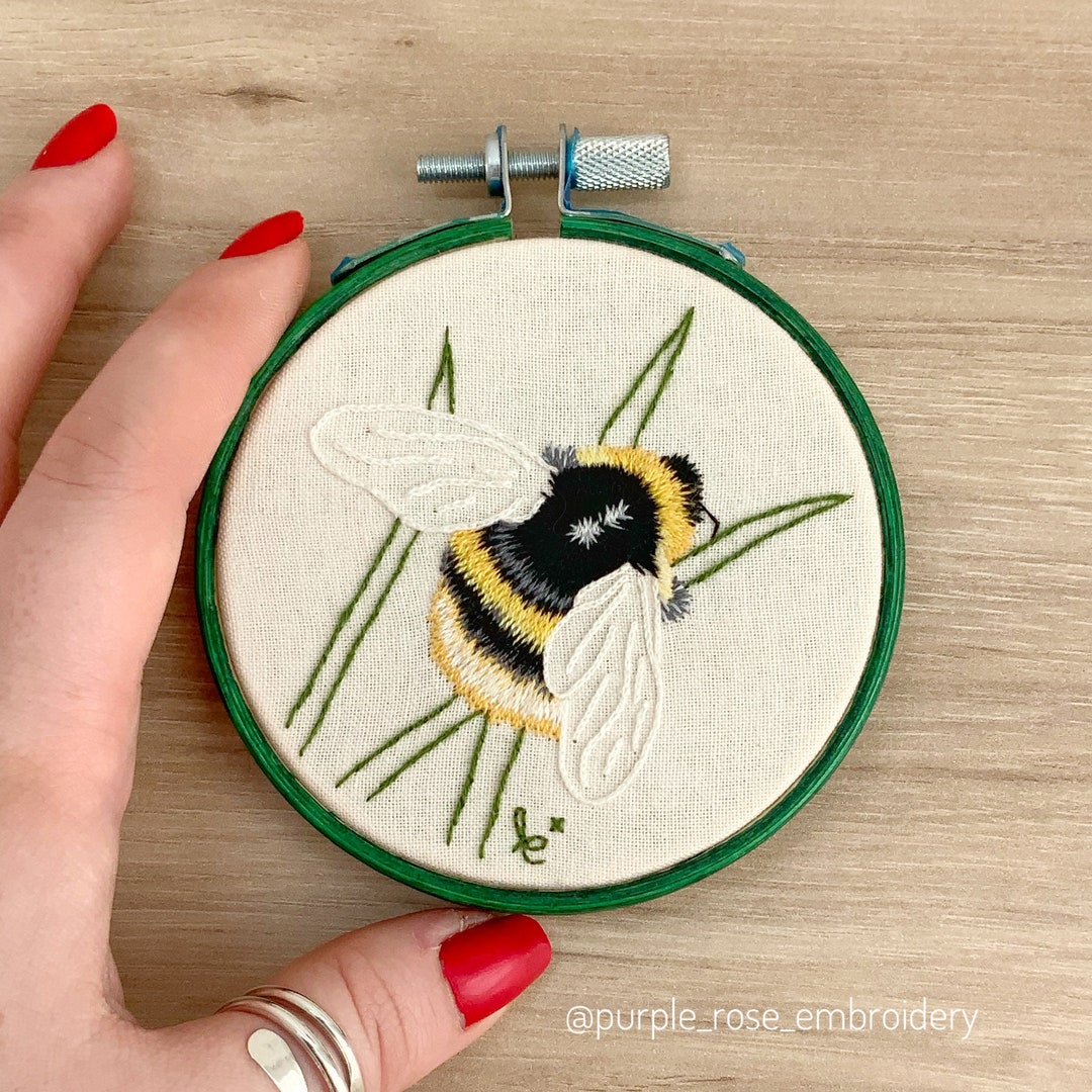 Betty the Bumble Bee PDF Embroidery Pattern - Etsy UK