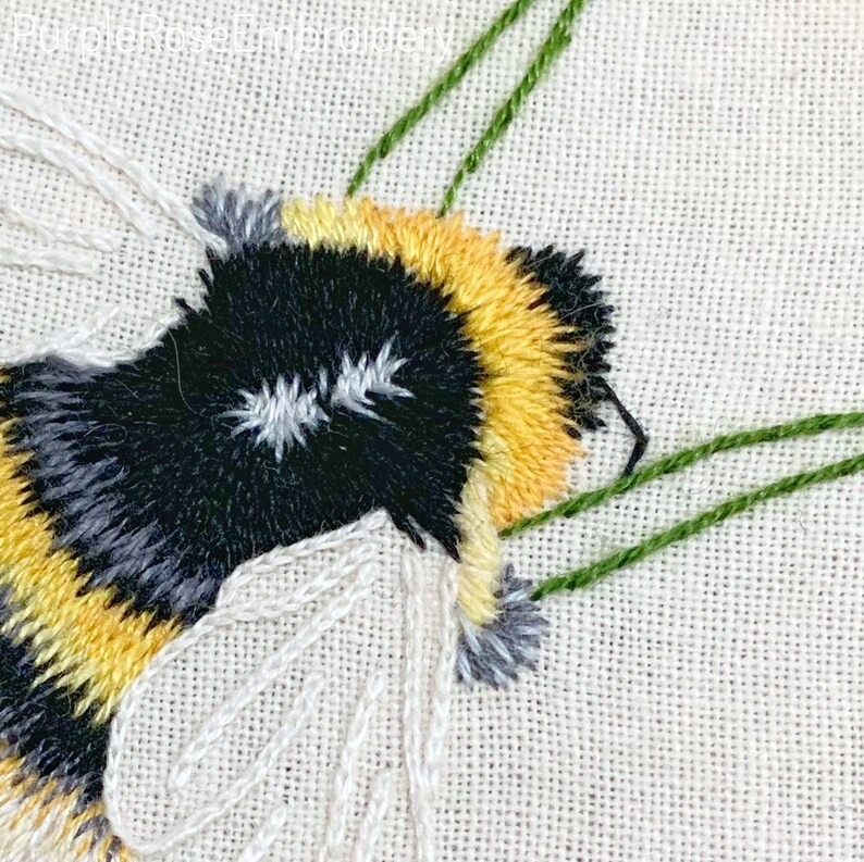 Betty the Bumble Bee PDF Embroidery Pattern - Etsy