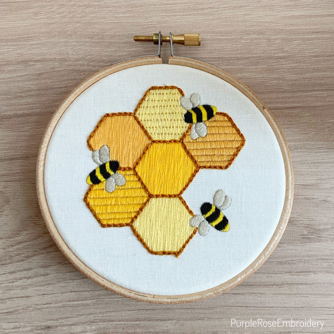 Honeycomb Embroidery PDF Pattern - Etsy