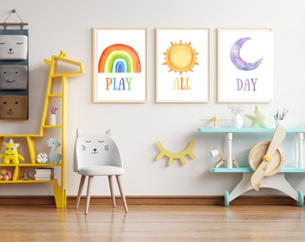 Playroom Art, Playroom Poster, Playroom Decor, Daycare, Playroom Art ...