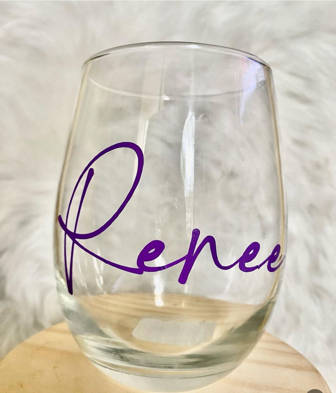 Engraved Name Wine Glass Custom Wine Glass Gift for Newlyweds House ...