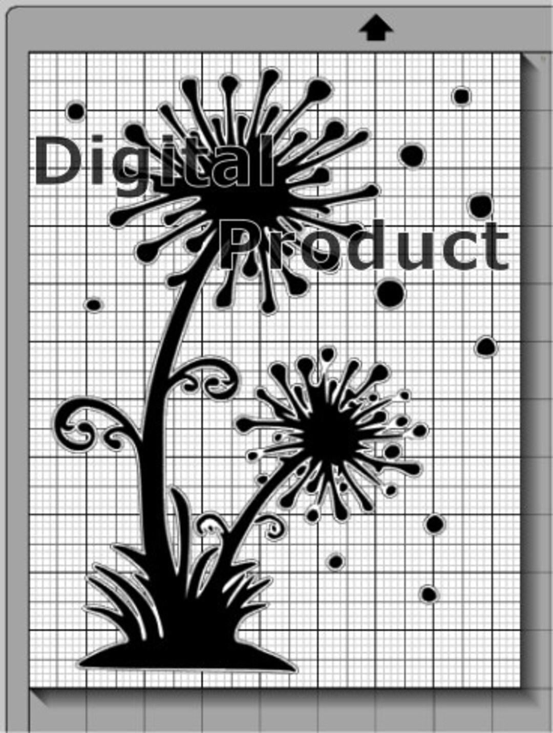 Dandelion style 2 SVG eps Pdf Png Svg Studio3 File - Etsy