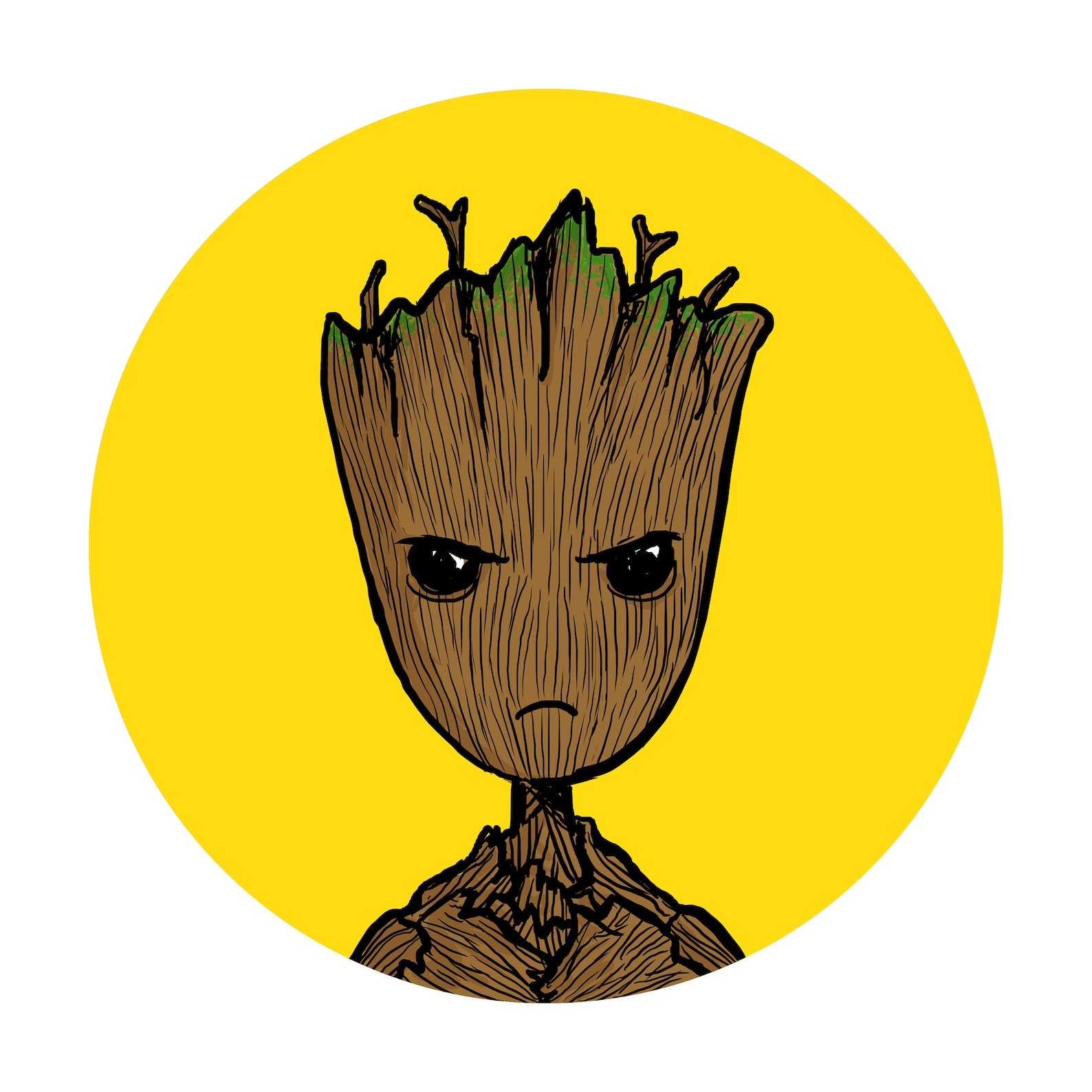 GROOT Marvel Avengers Infinity War Poster Guardians of the | Etsy