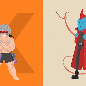 MARVEL ABC Alphabet Illustrated Poster Gift Wall Art - Etsy