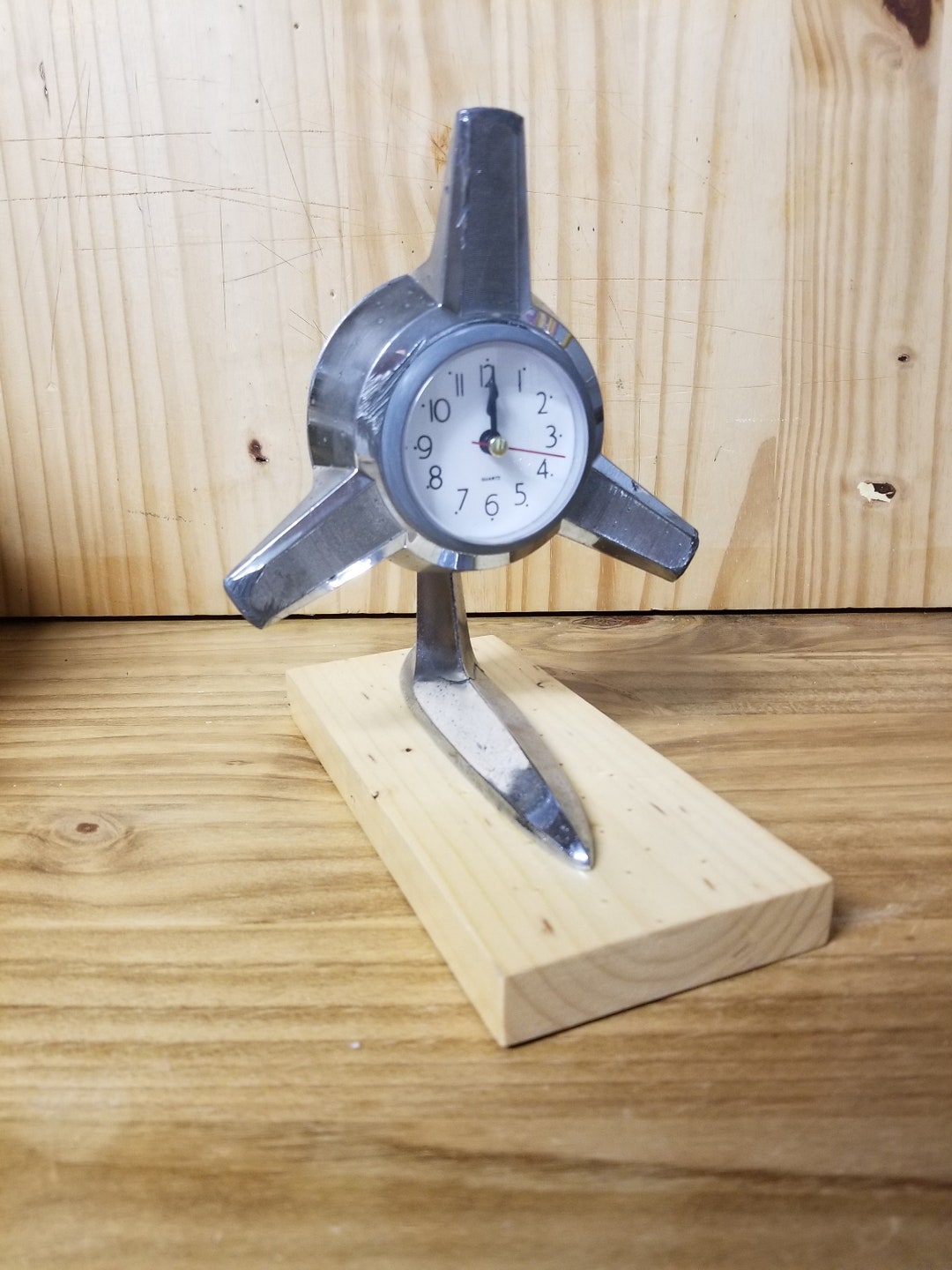 Vintage Spinner Clock - Etsy