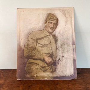 Antique WWII Print of Soldier, Signed, WW2 - Etsy