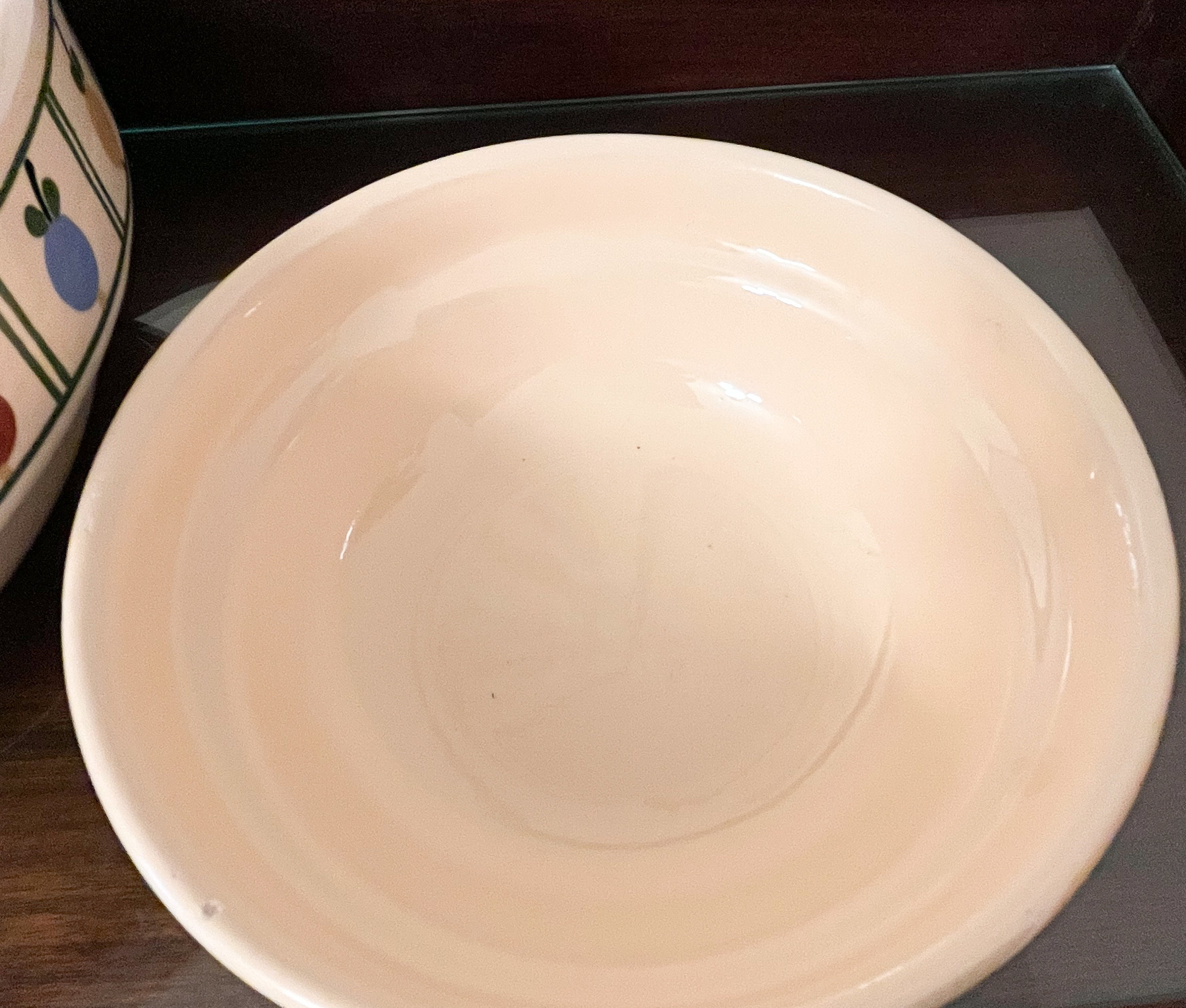 Vintage Hungarian Slipware RARE Fruit Pattern Bowl Set - Etsy