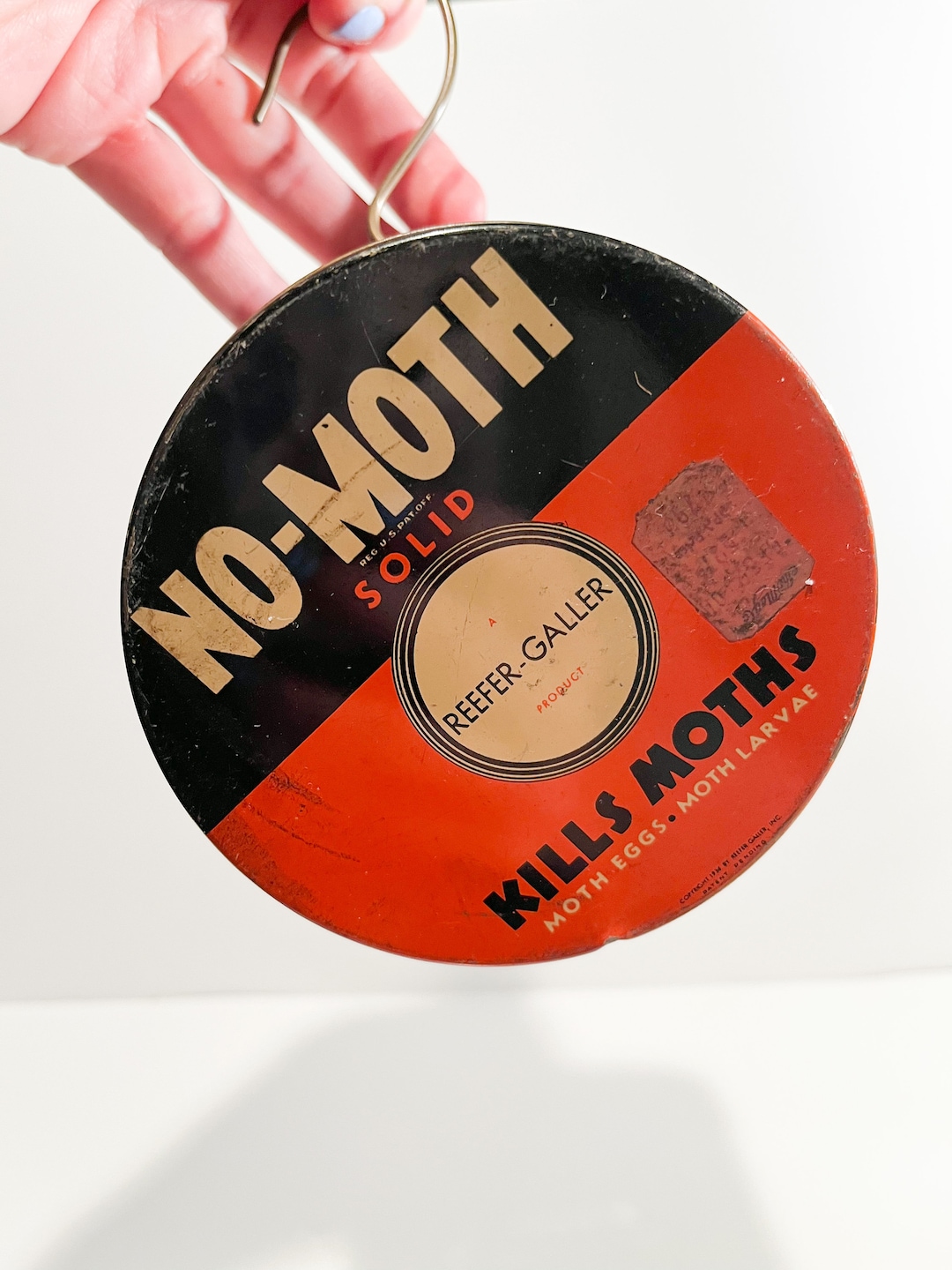 Vintage Reefer- Galler No Moth Solid Kills Moths - Etsy