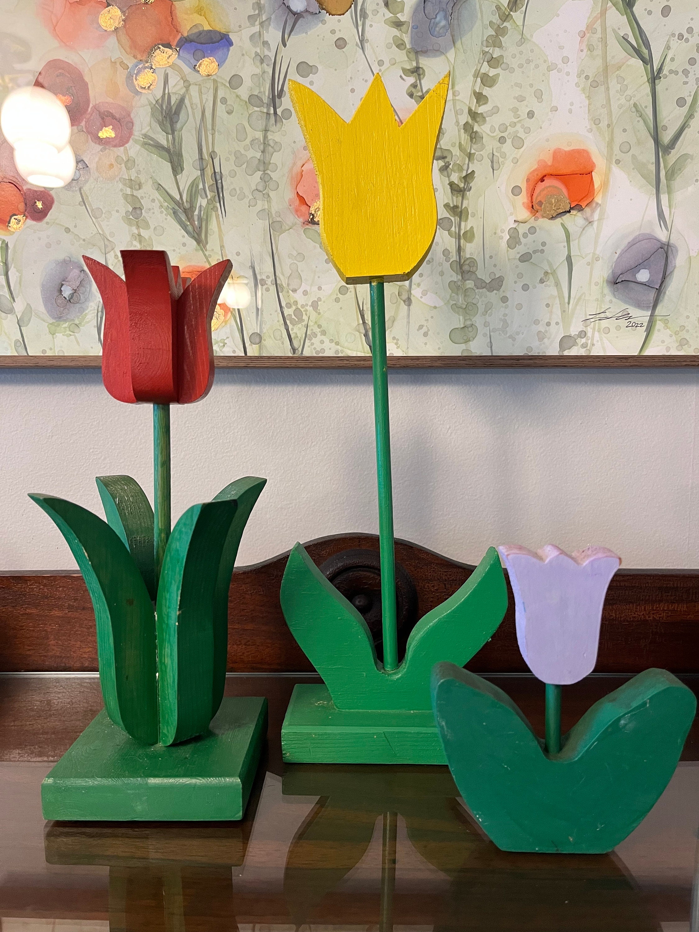 3d Wooden Tulip Patterns