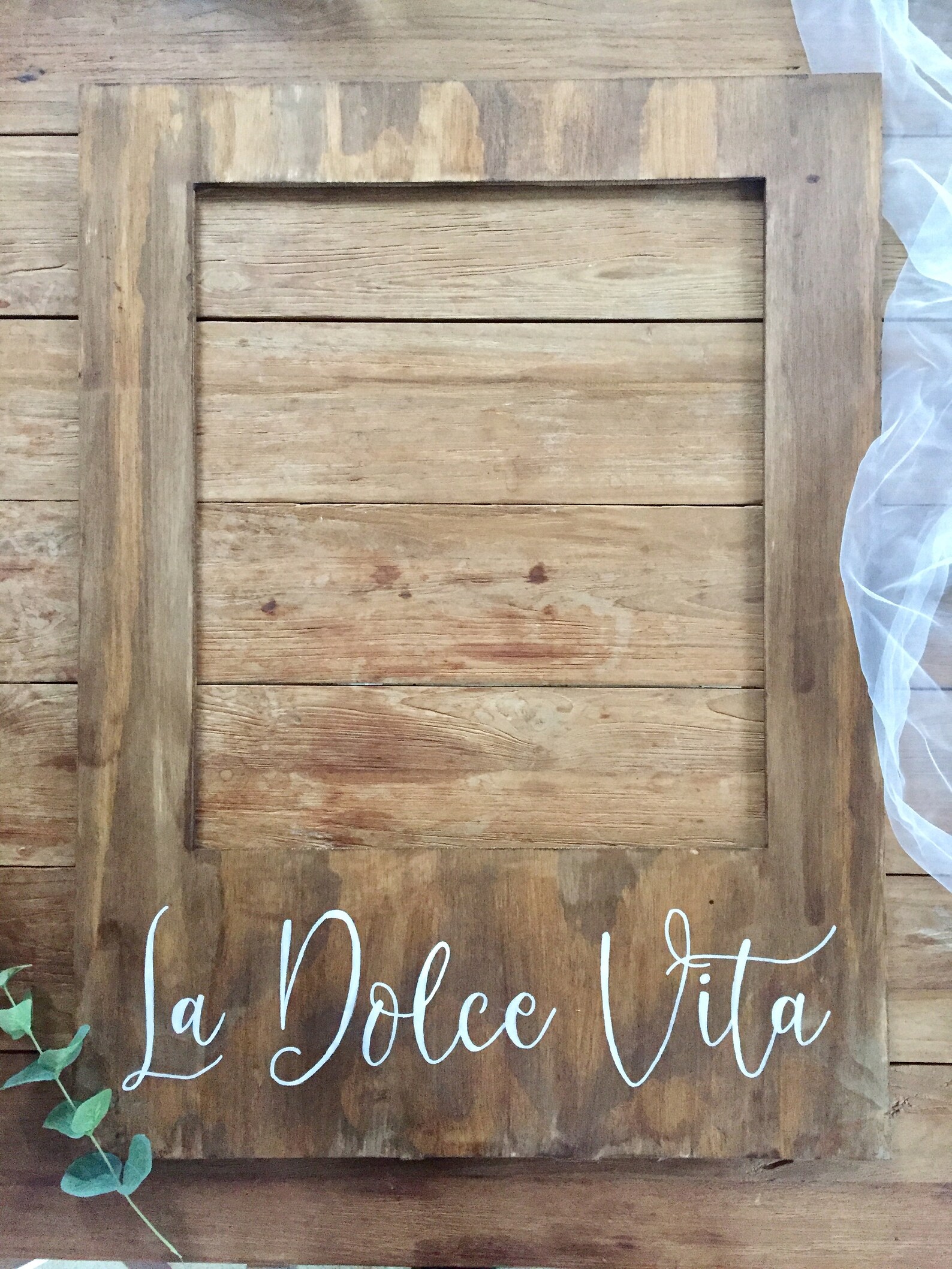 Wooden Polaroid Frame With Personalized Text / Custom - Etsy