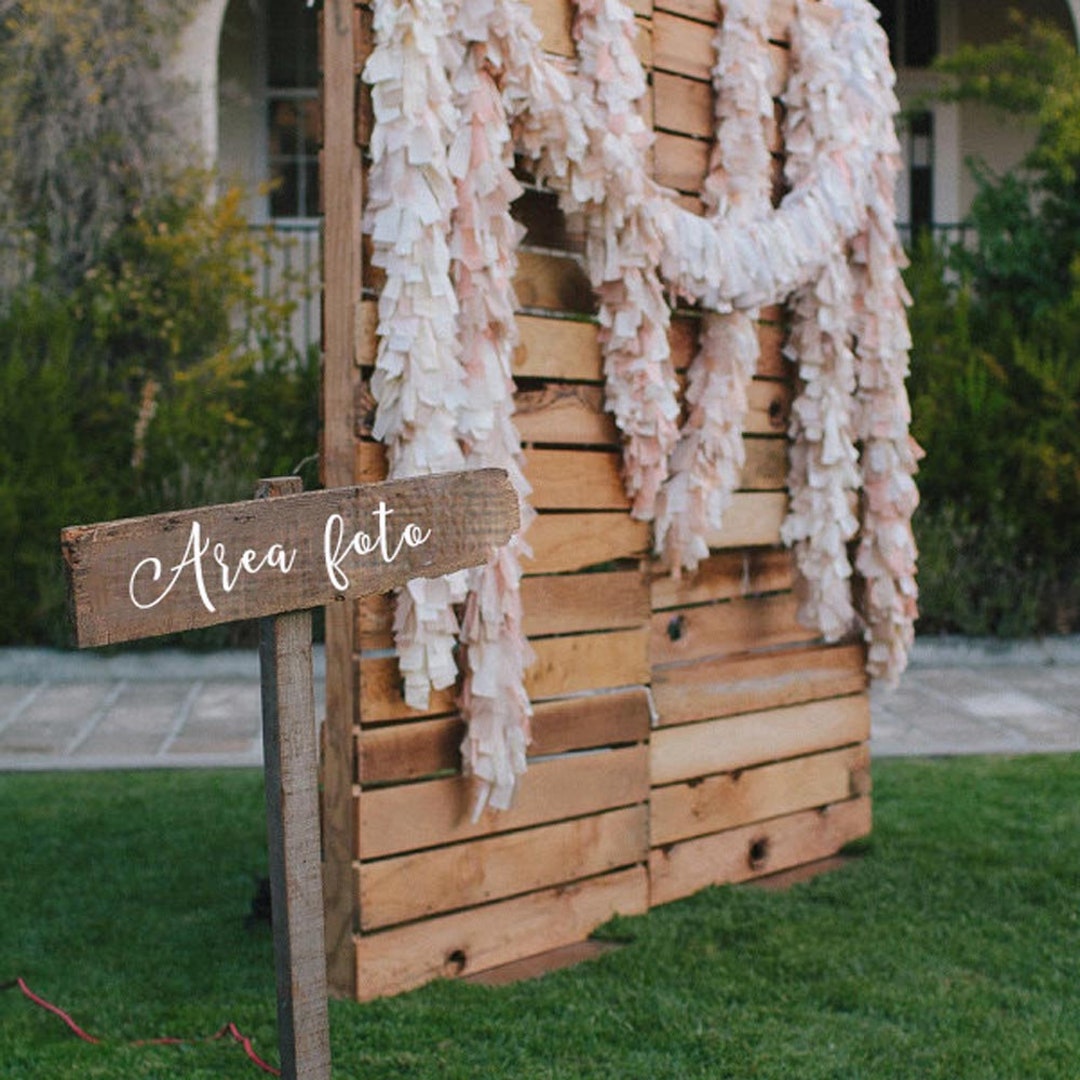 Wooden photo Booth Sing / Custom Calligraphic Old Rustic Wood Sign - Etsy