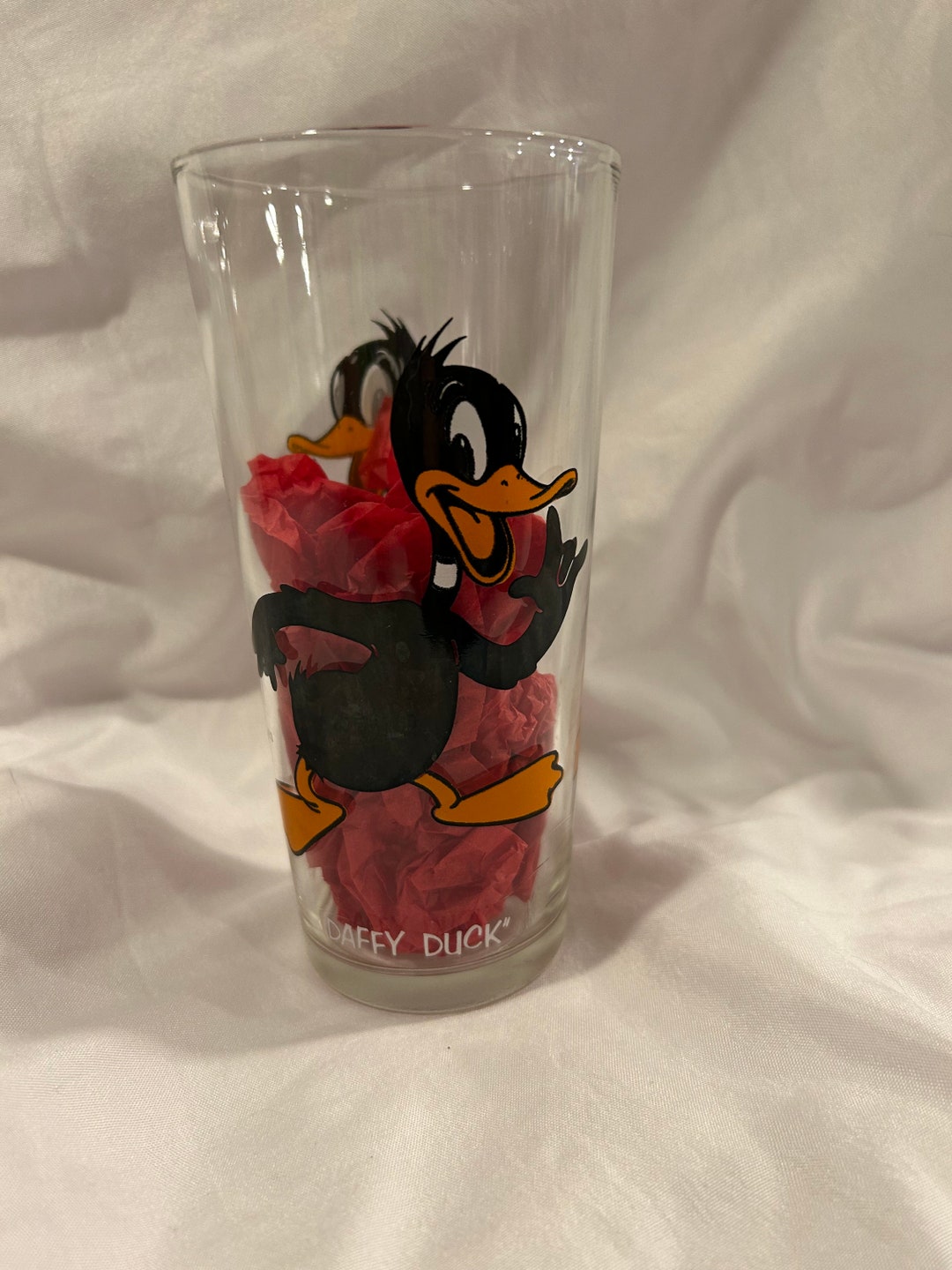 Warner Bros. Daffy Duck Character Collector Glass - Etsy