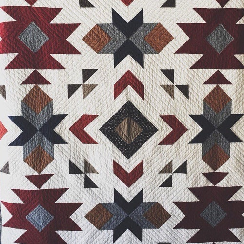 Heirloom Aztec Quilt PATTERN - Etsy