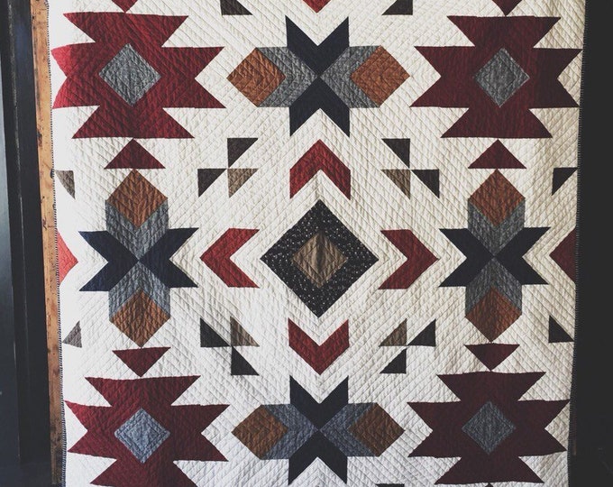 Aztec Quilt PATTERN (queen) - Etsy