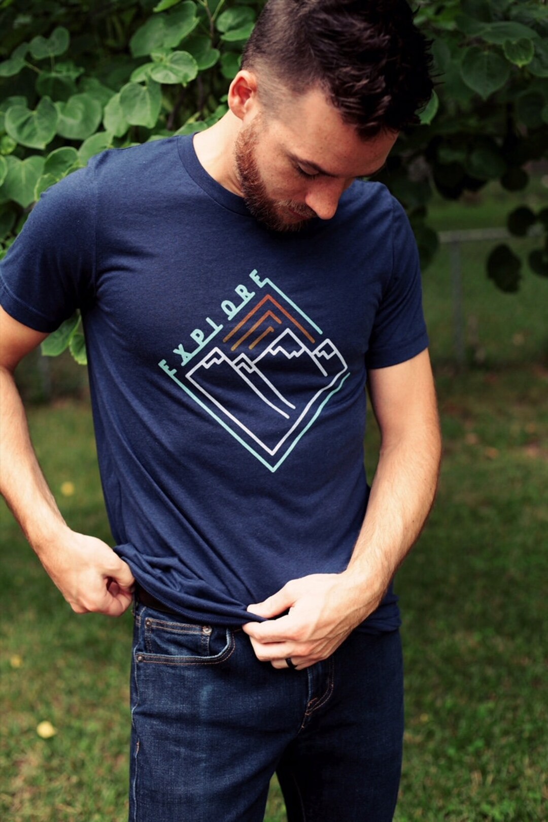 Explore Mountains Tee - Etsy