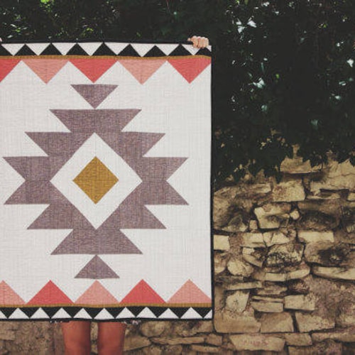 Twin Aztec Quilt PATTERN - Etsy