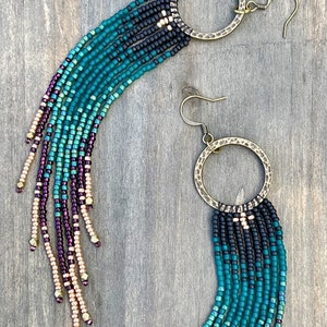 Handmade Bead Earrings, Handwoven Earrings, Gift for Her, Jewelry for ...