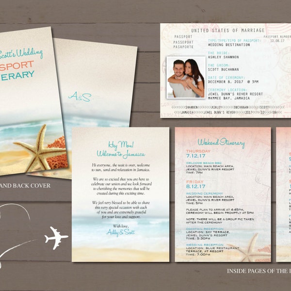Event Passport Template - Etsy