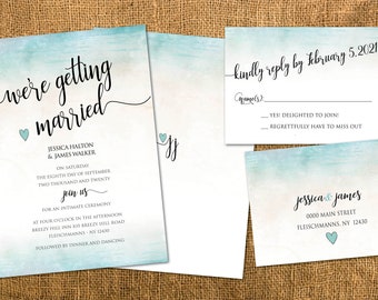Intimate Ceremony Invitation - Etsy
