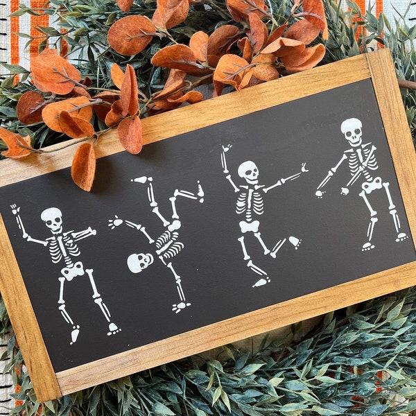 Dancing Skeleton Signs - Etsy
