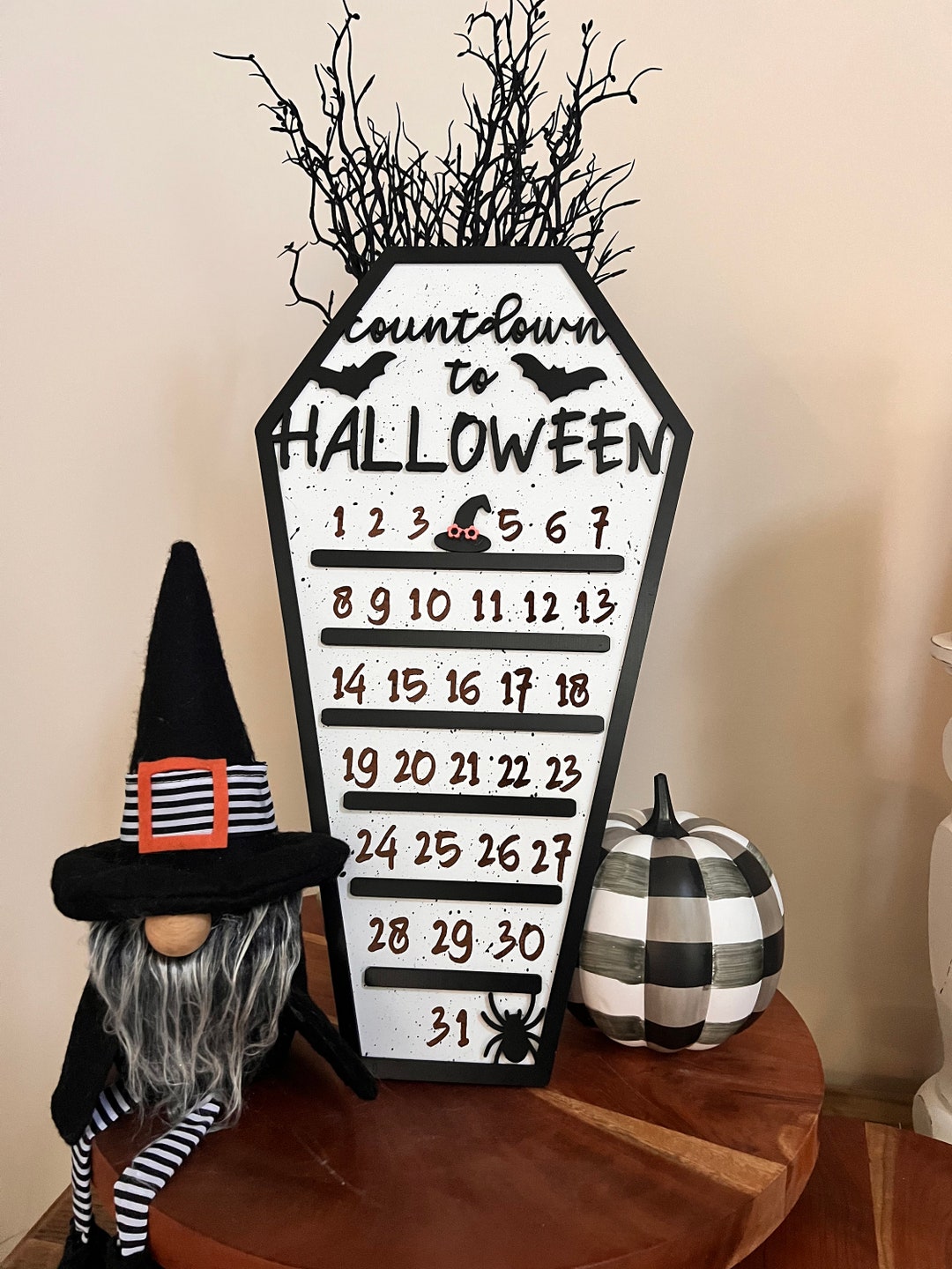 Countdown to Halloween, Halloween Countdown, Halloween Decor, Halloween ...