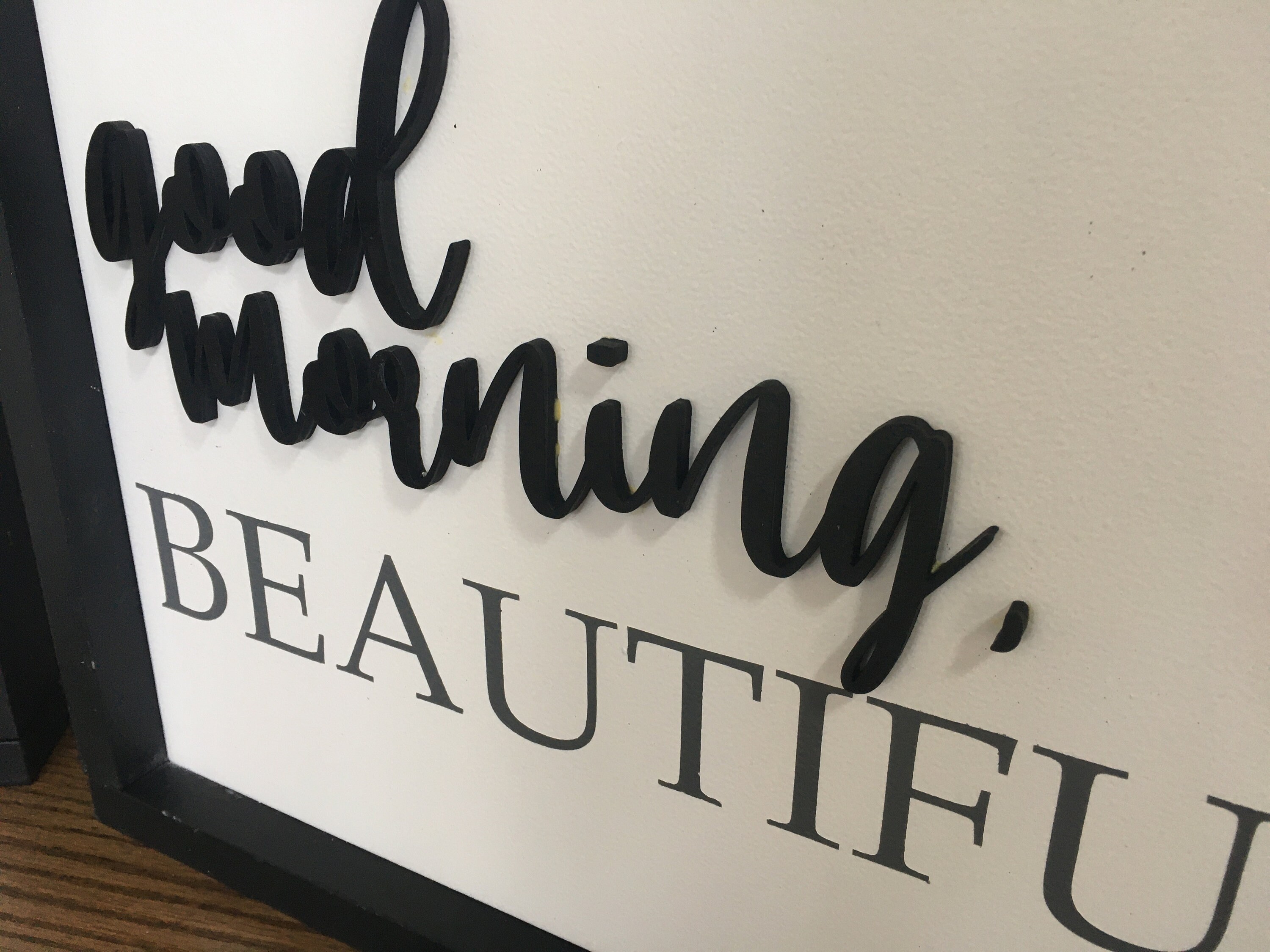 Hello There Handsome & Good Morning Beautiful Signs | Etsy
