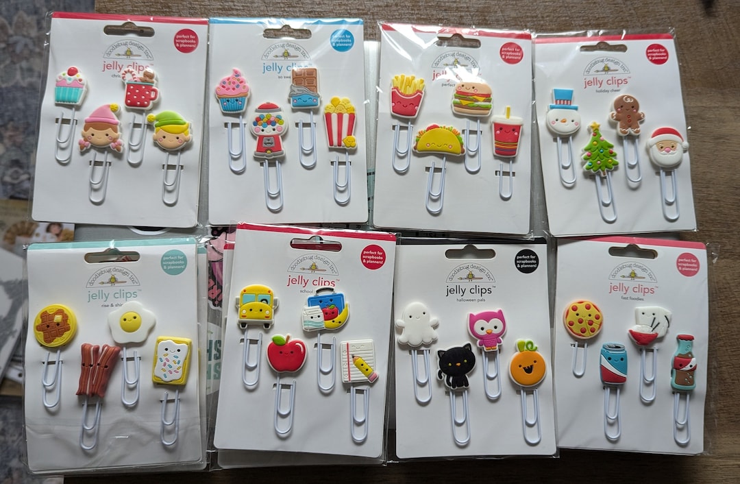 Doodlebug Jelly Clips - Etsy