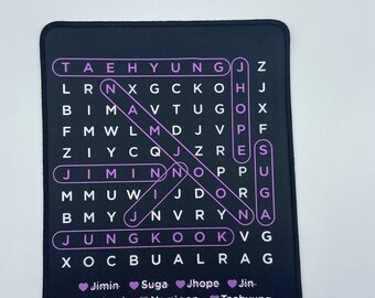 Bts Word Search - Etsy