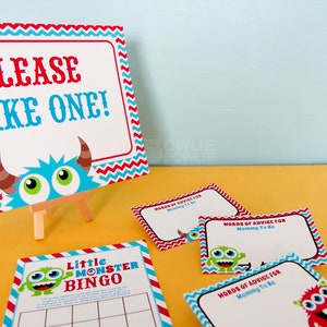 Monster BABY Shower Party Printable Package & Invitation, Little ...