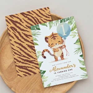 Safari Little Tiger Welcome Sign Template, Animal Print, Jungle Theme ...