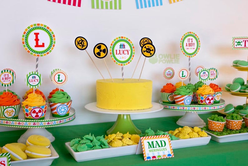 Science BABY Shower Party Printable Package & Invitation - Etsy