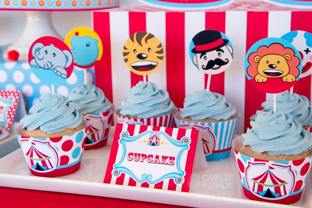 Circus BIRTHDAY Party Printable Package & Invitation circus | Etsy