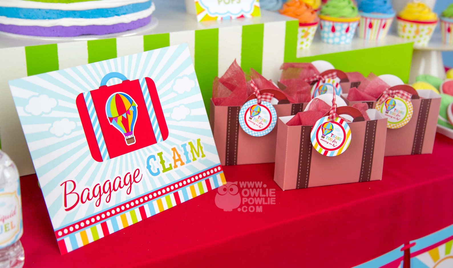 Hot Air Balloon BIRTHDAY Decorations EDITABLE Party Printable - Etsy