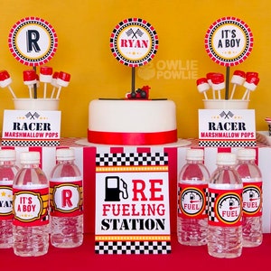 Race Car BABY Shower Party Printable Package & Invitation, Race Car ...