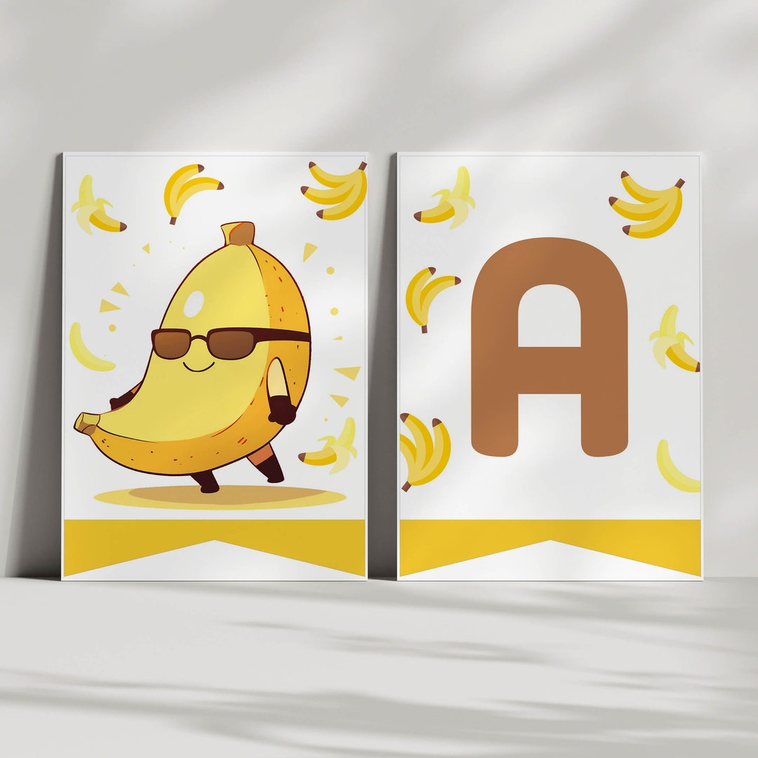 Let's Go Bananas Birthday Banner, Twotti Frutti, Two Cool Fruit Party ...