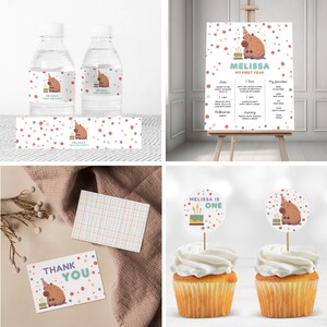 Editable Capybara Party Sign Template, Capybara Birthday Decorations ...